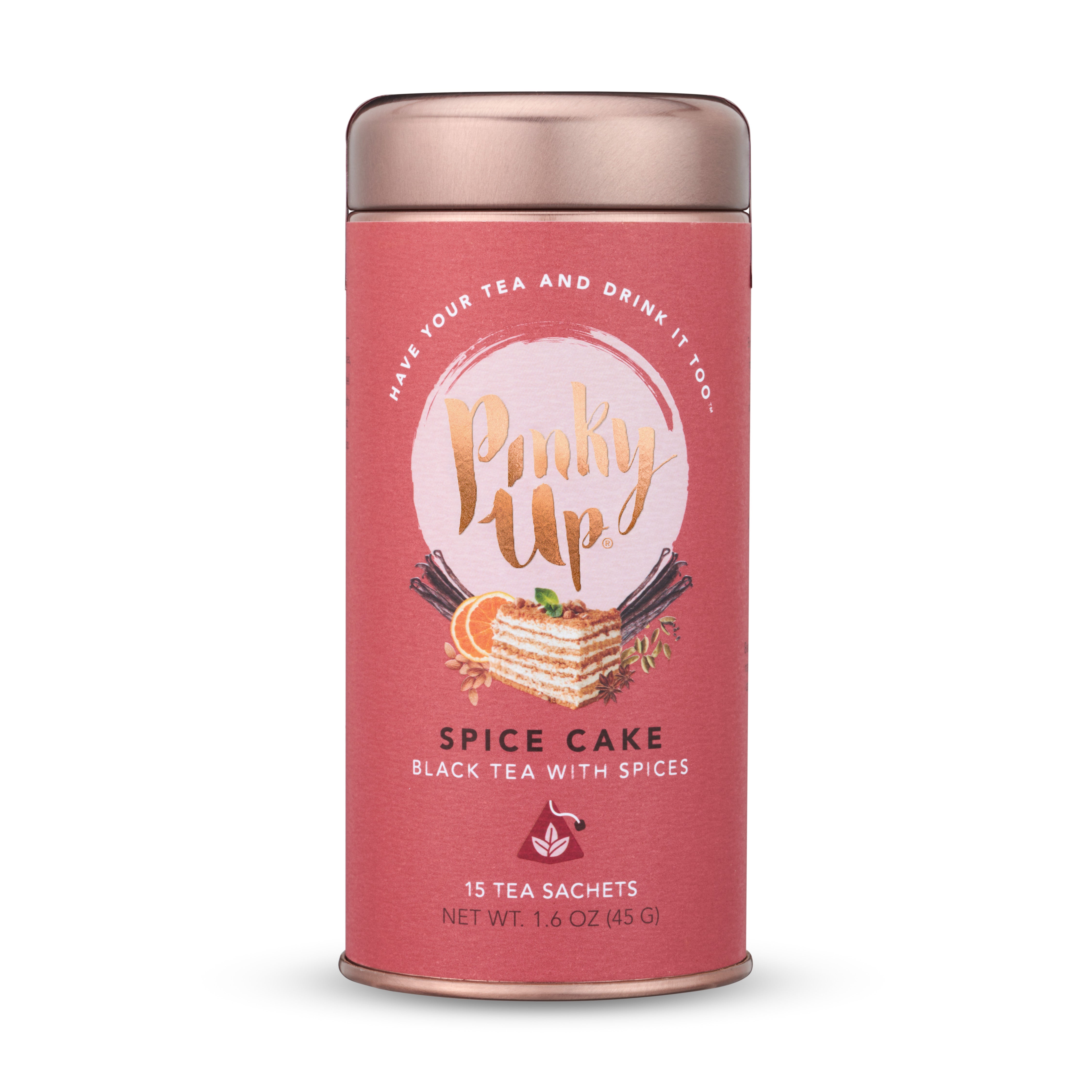 Pinky Up Spice Cake Black Tea, Full Leaf Black Tea with Spice, Almond ...